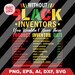Black Inventors Black History PNG | African American SVG | Black ...