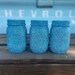 Blue Glitter Mason Jars - Etsy