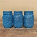 Blue Glitter Mason Jars - Etsy