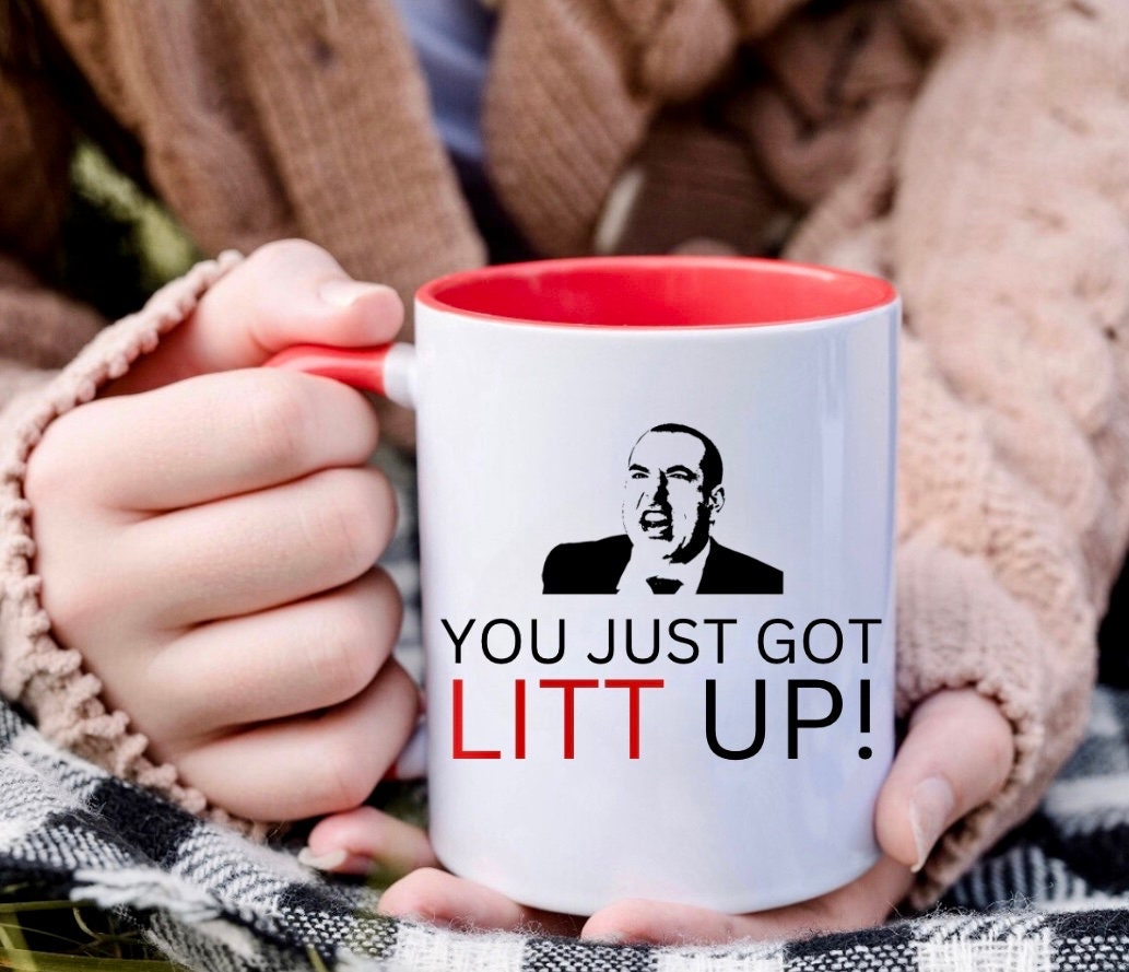 Litt up Mug, You Just Got Litt Up, Louis Litt, Harvey Specter, Suits ...