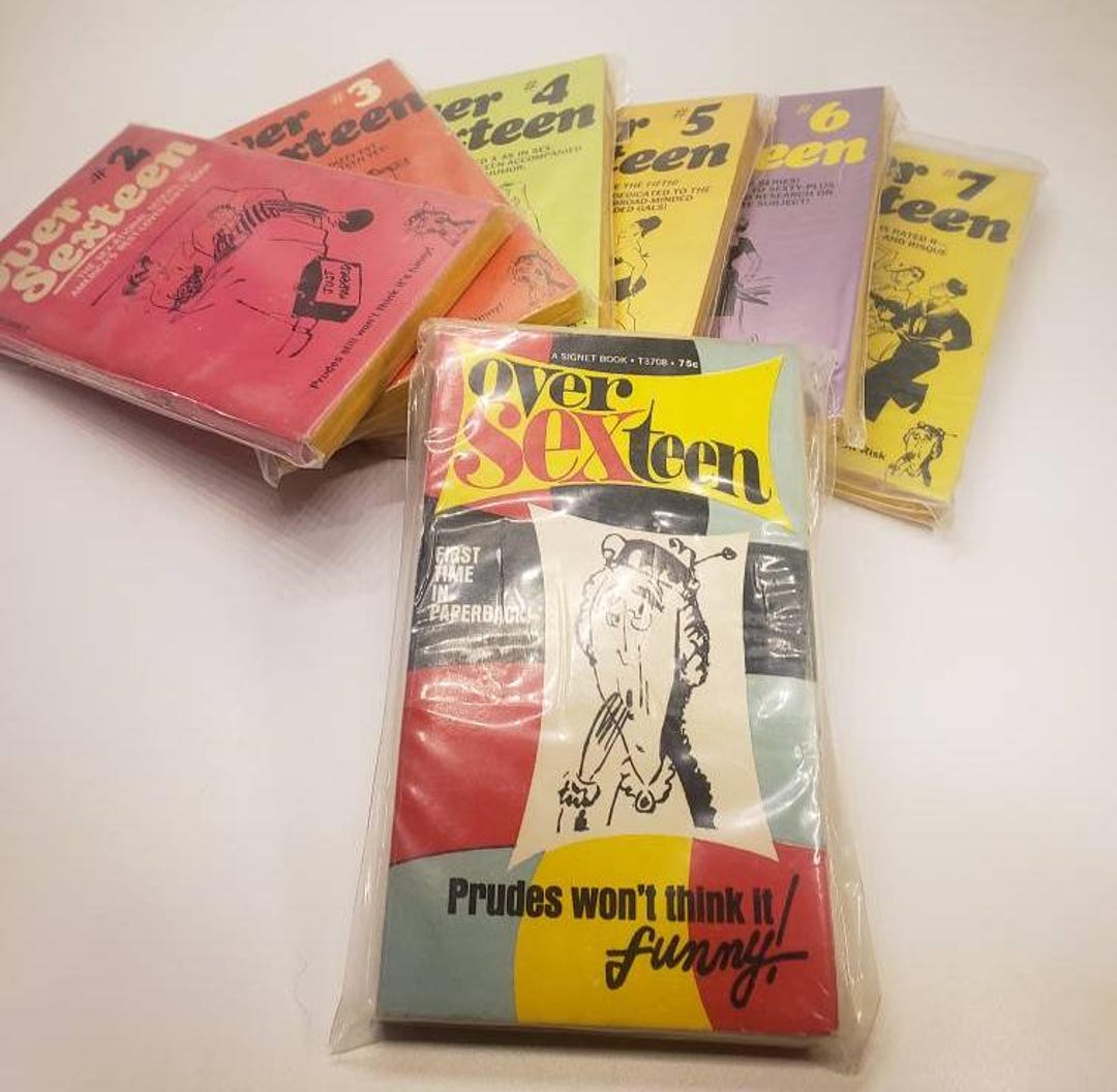 Vintage Adult Humor. Over Sexteen Series. All 7 Books From the 1950s ...