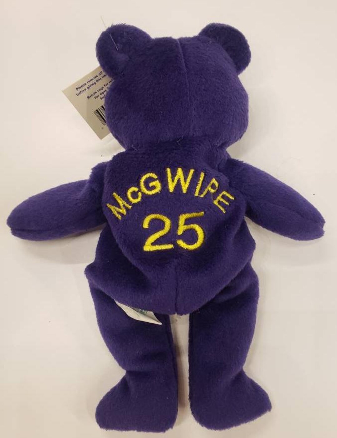 Mark Mcguire #25 Salvino's Bams Beano's Purple Bear - Etsy