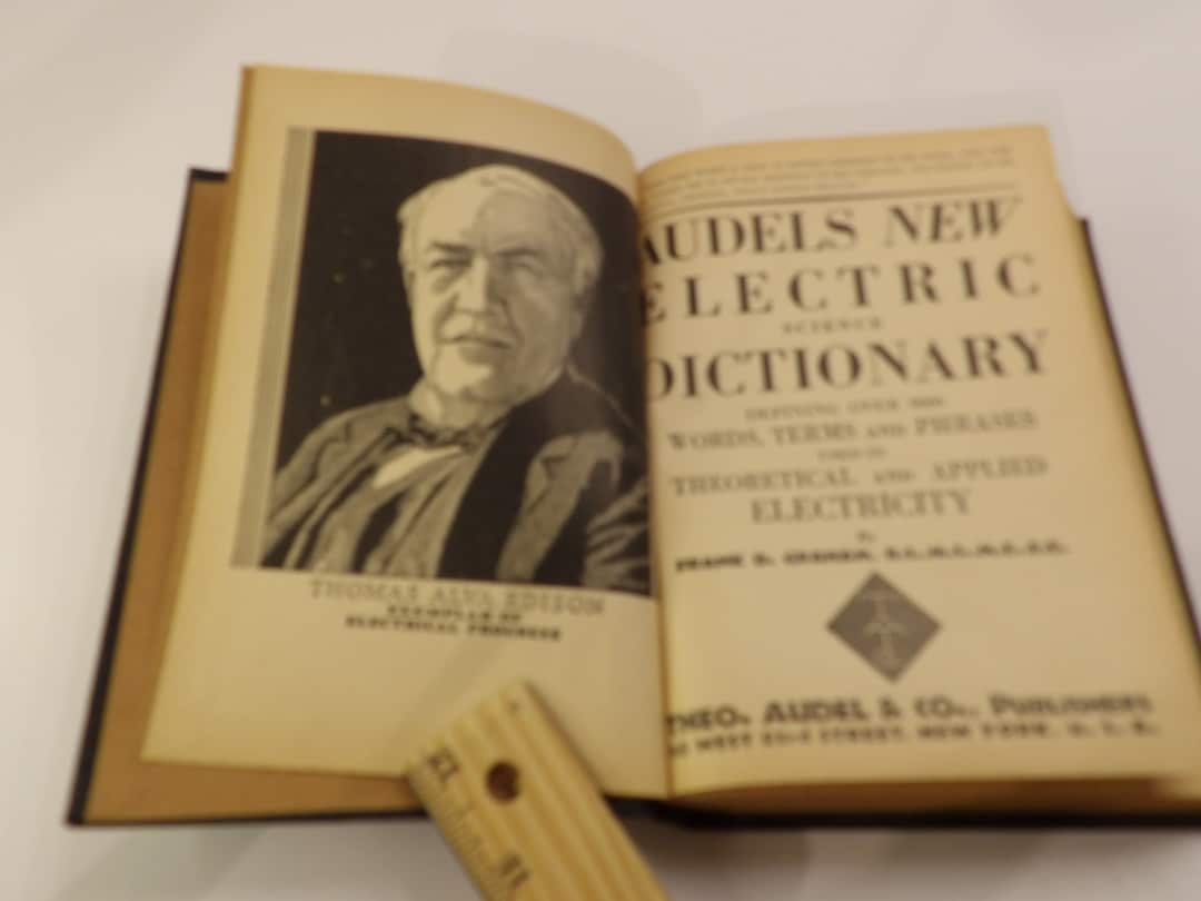 1959 Audels Electric Dictionary New Science - Etsy