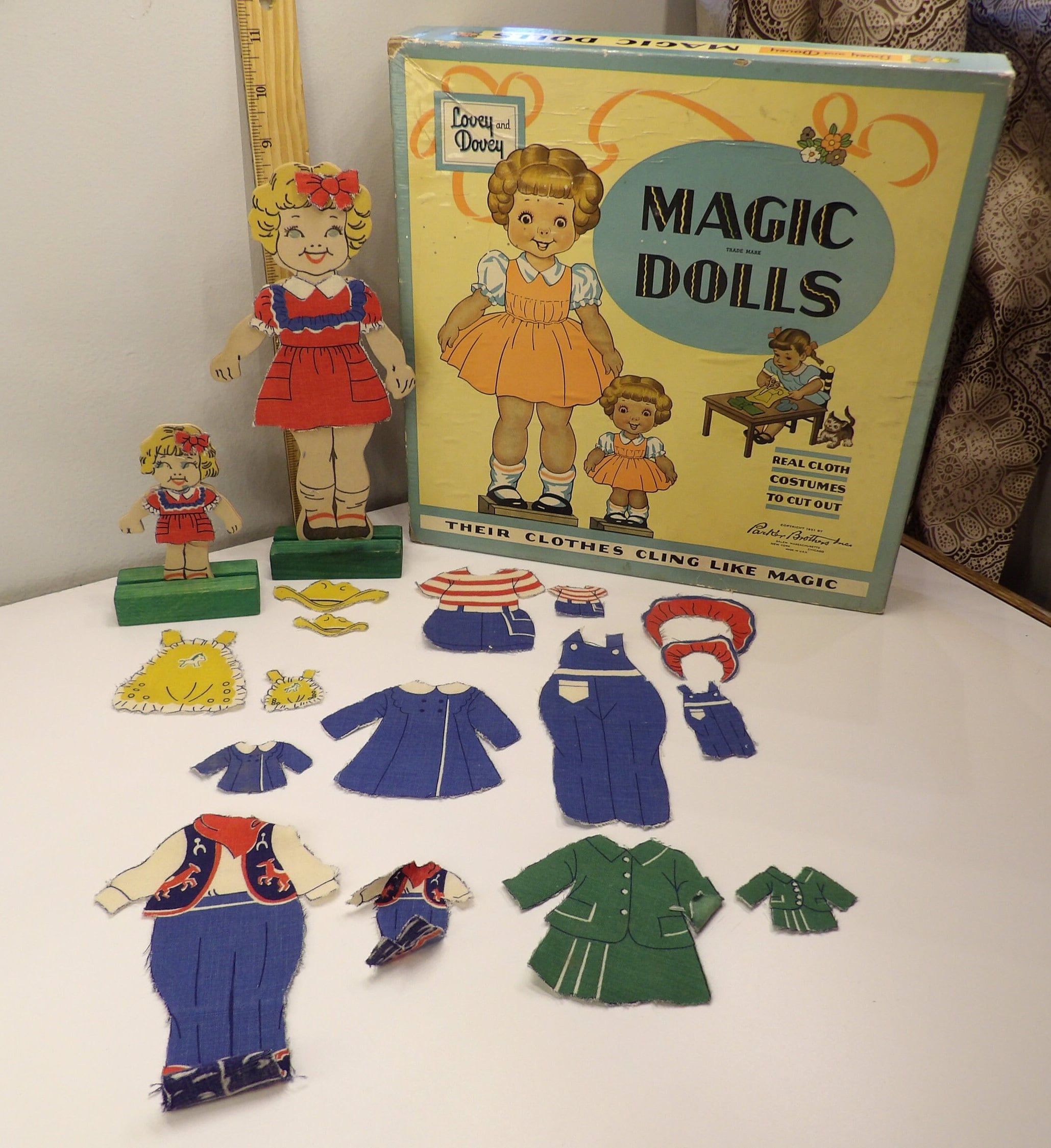 Lovey and Dovey Magic Dolls 1951 - Etsy