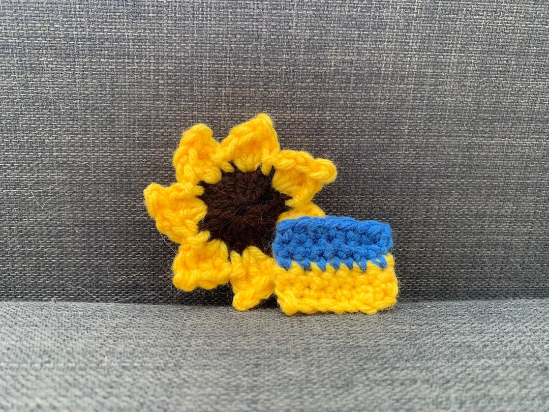 Crocheted Ukraine-themed Pins - Etsy