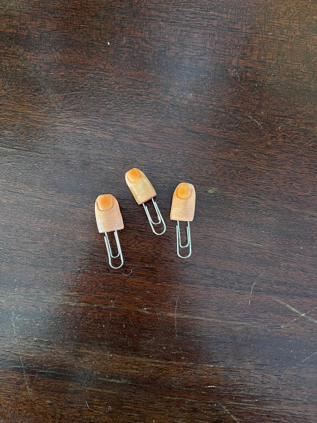 Thumb Bookmark Toe Paper Clips Horror Prop Creepy Art - Etsy