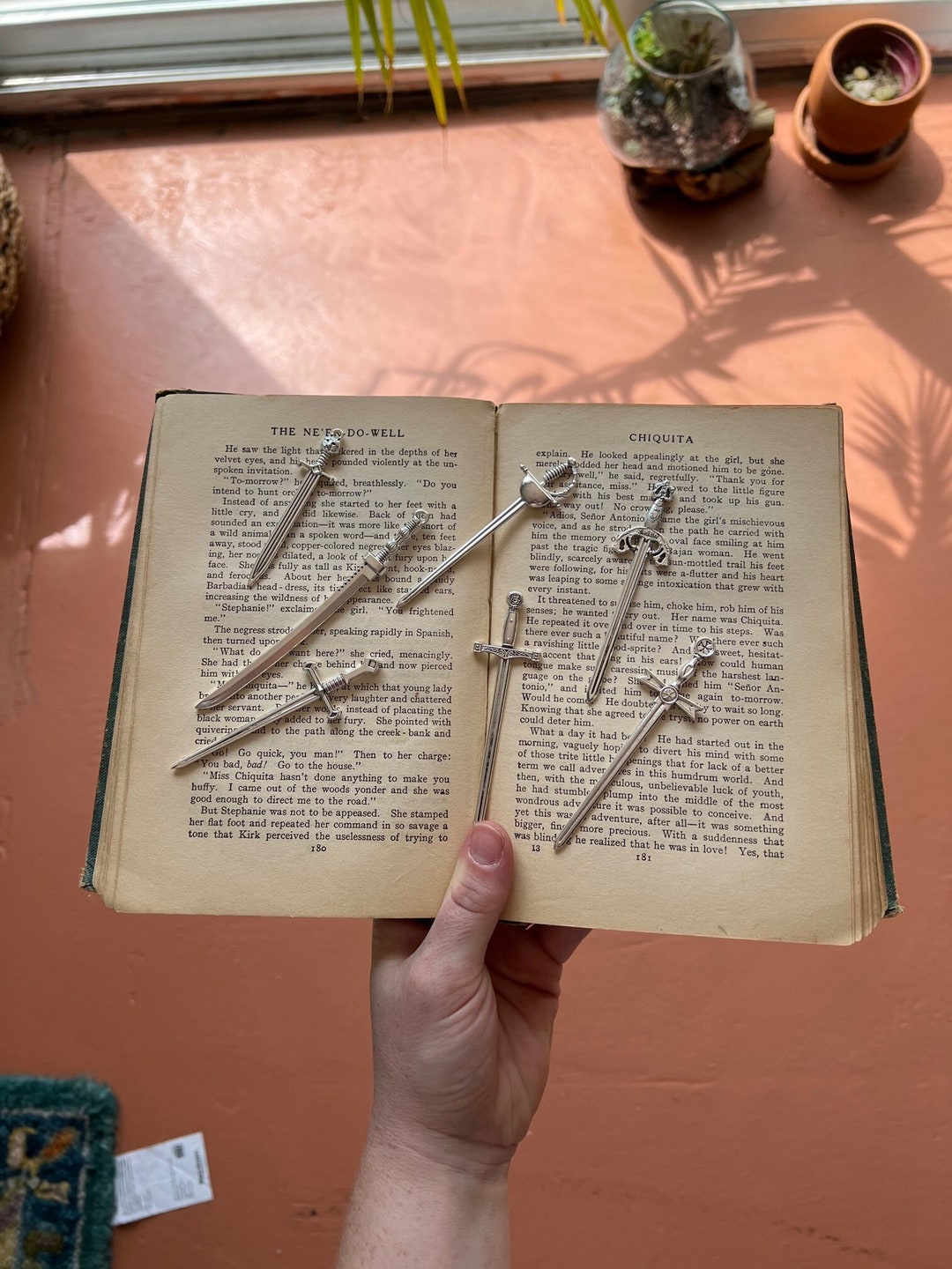 Medieval Sword Bookmark Mystery Swords | Knight Core Cottage Core ...