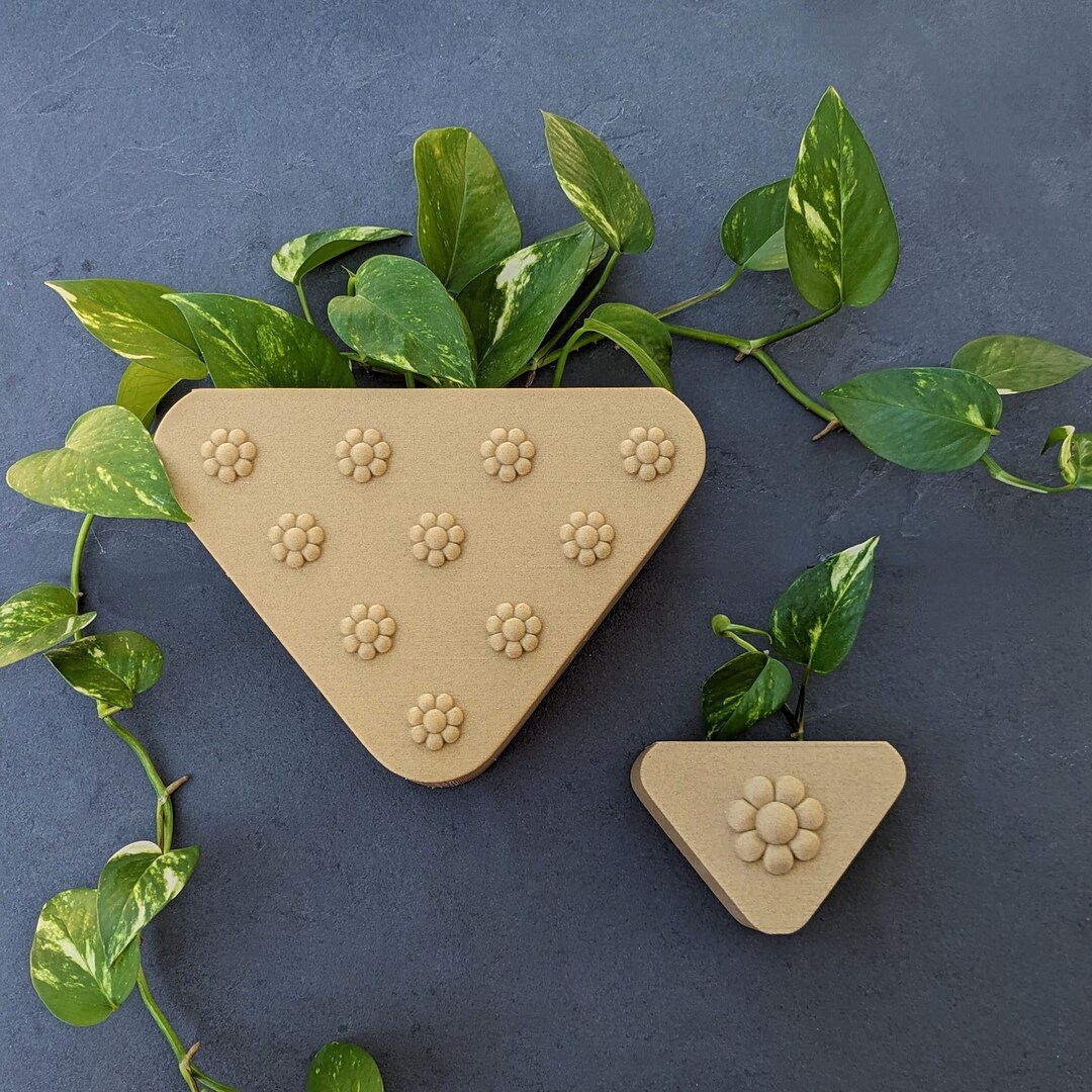 Daisy Wall Planter With Removable Liner - Etsy