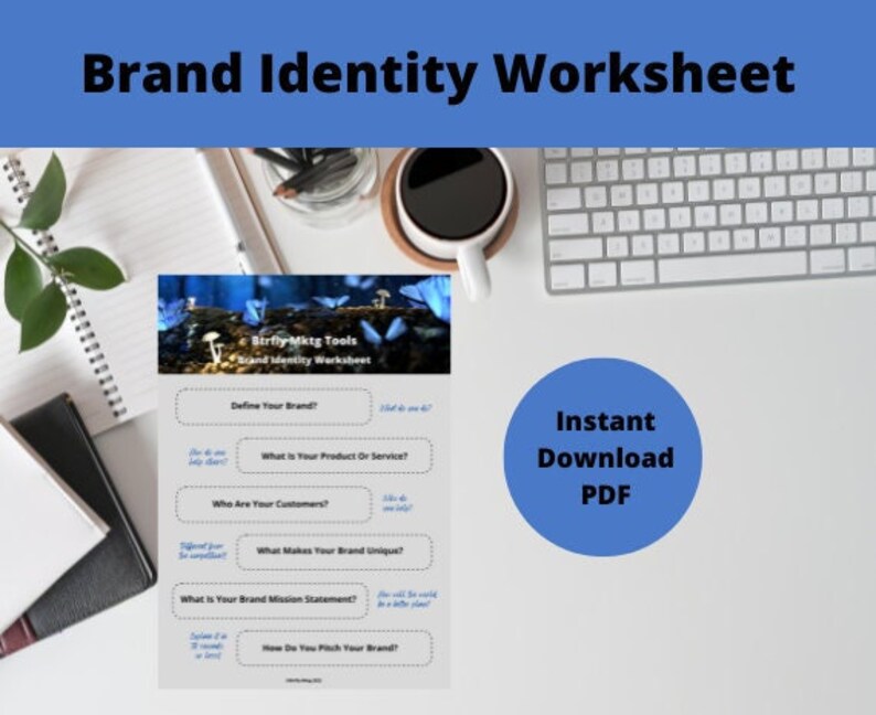Brand Identity Worksheet - Etsy UK