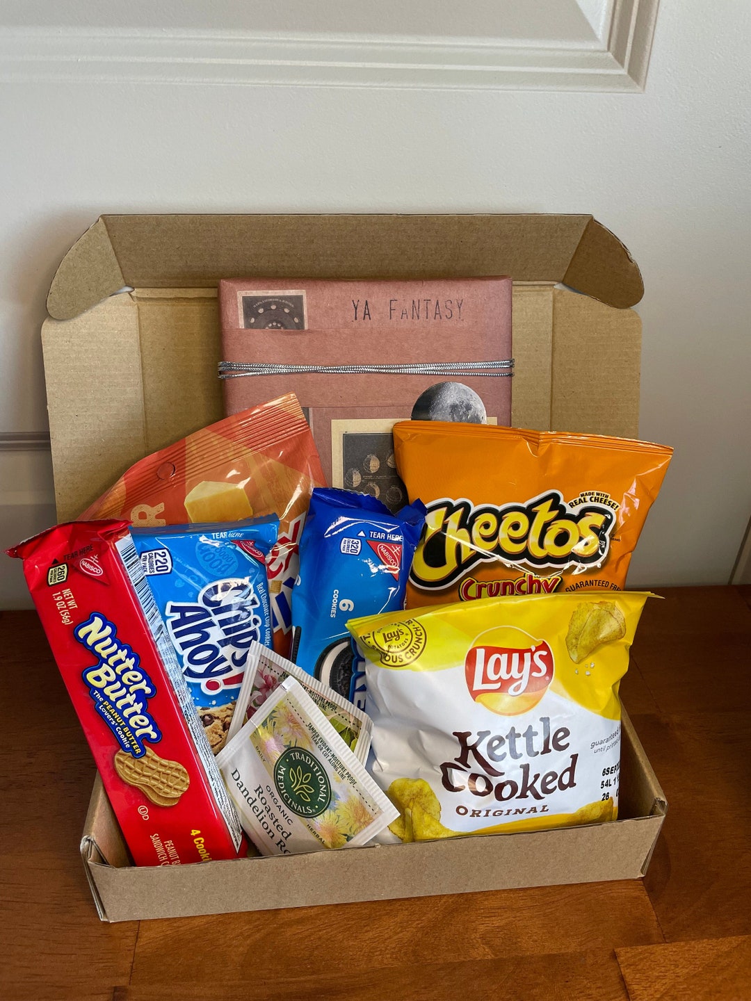 Snack Box Blind Date With a Book With Snacks Care Gift Box Book Lover ...