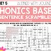 Phonics Based Sentence Scrambles Unit 5 | Second Grade | Center ...