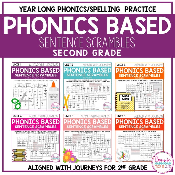 2nd Grade Phonics Activities - Etsy