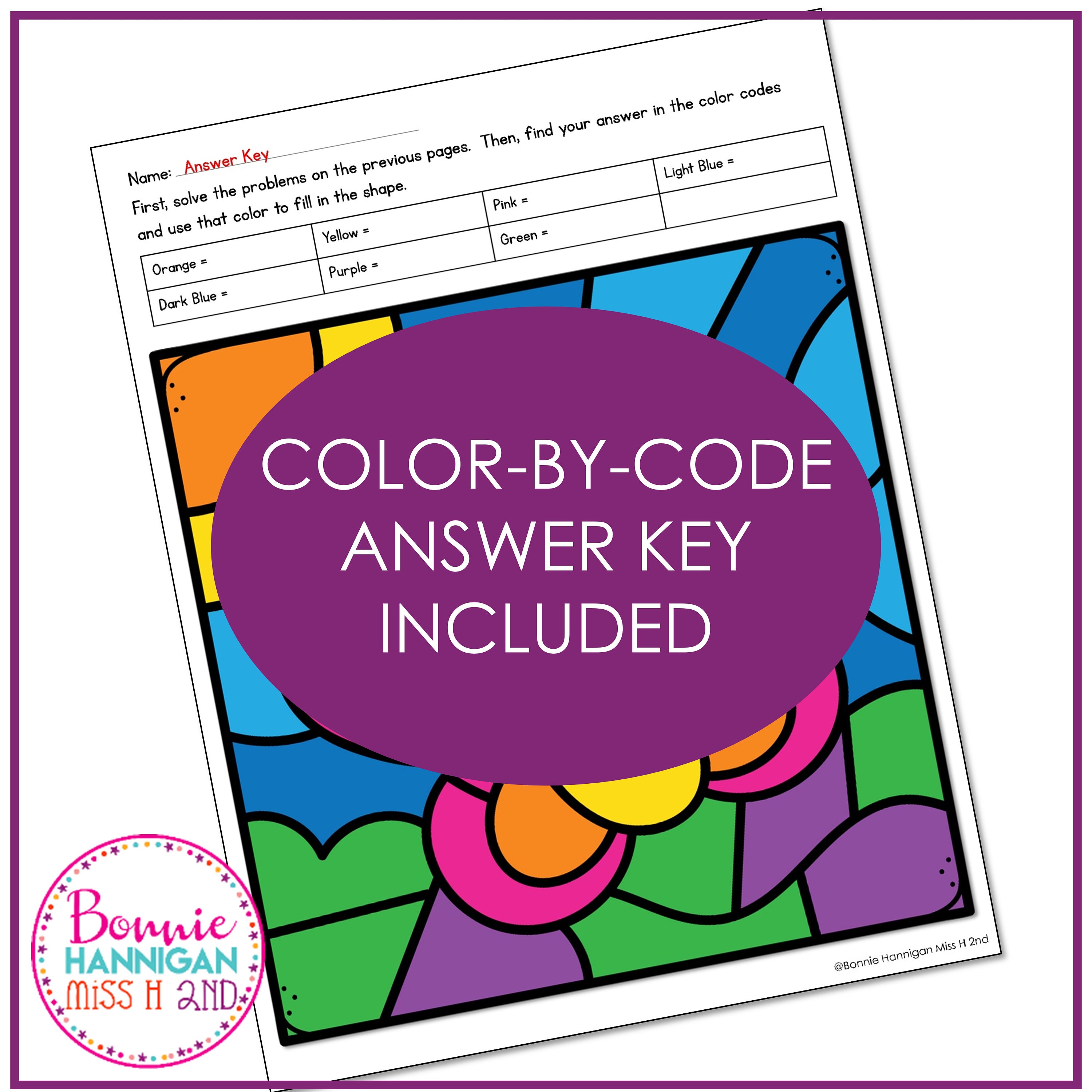 Double Digit Subtraction Regrouping Worksheets | Color by Code Activity ...