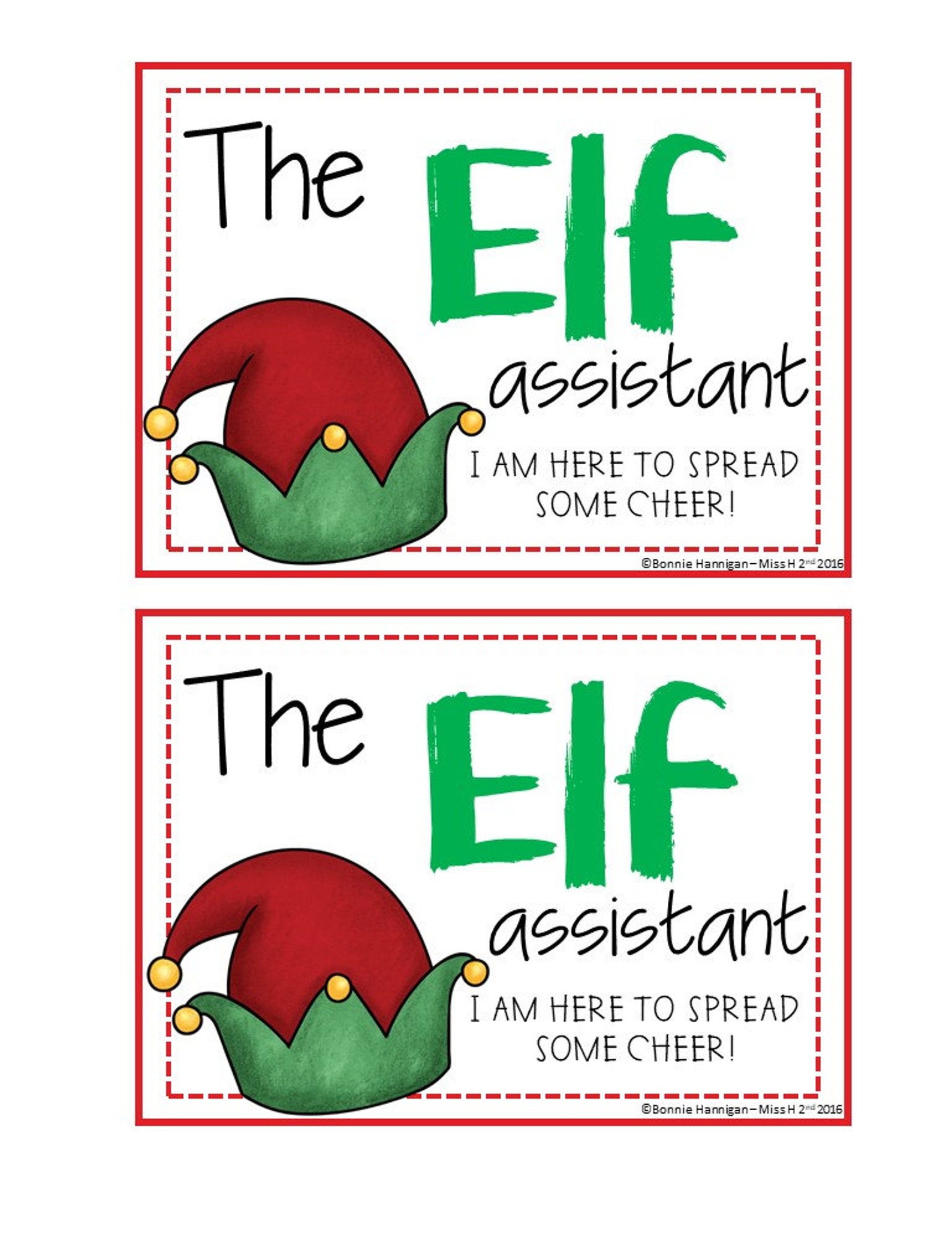 The Elf Assistant Project | Classroom Kindness | Elementary Holiday ...