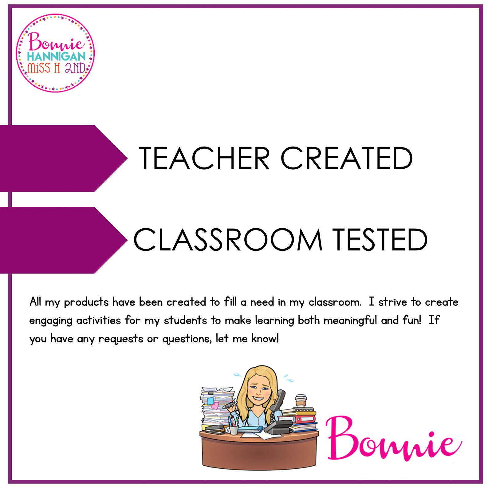 Clean Desk Notes for Students From the Clean Desk Fairies | Classroom ...
