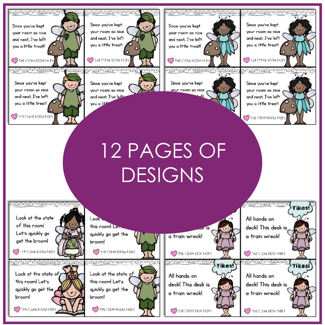 Clean Desk Notes for Students From the Clean Desk Fairies | Classroom ...