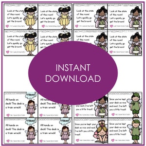 Clean Desk Notes for Students From the Clean Desk Fairies | Classroom ...