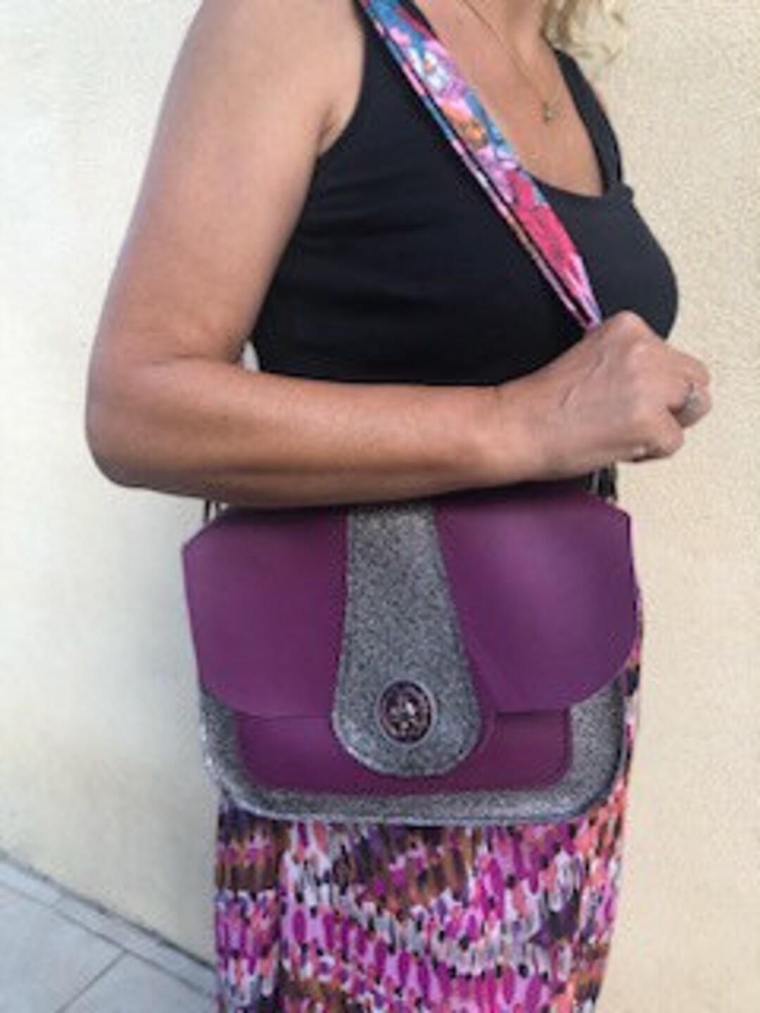 Crossbody Handbag Made From Recycled Coffee Capsules: the Glittery ...