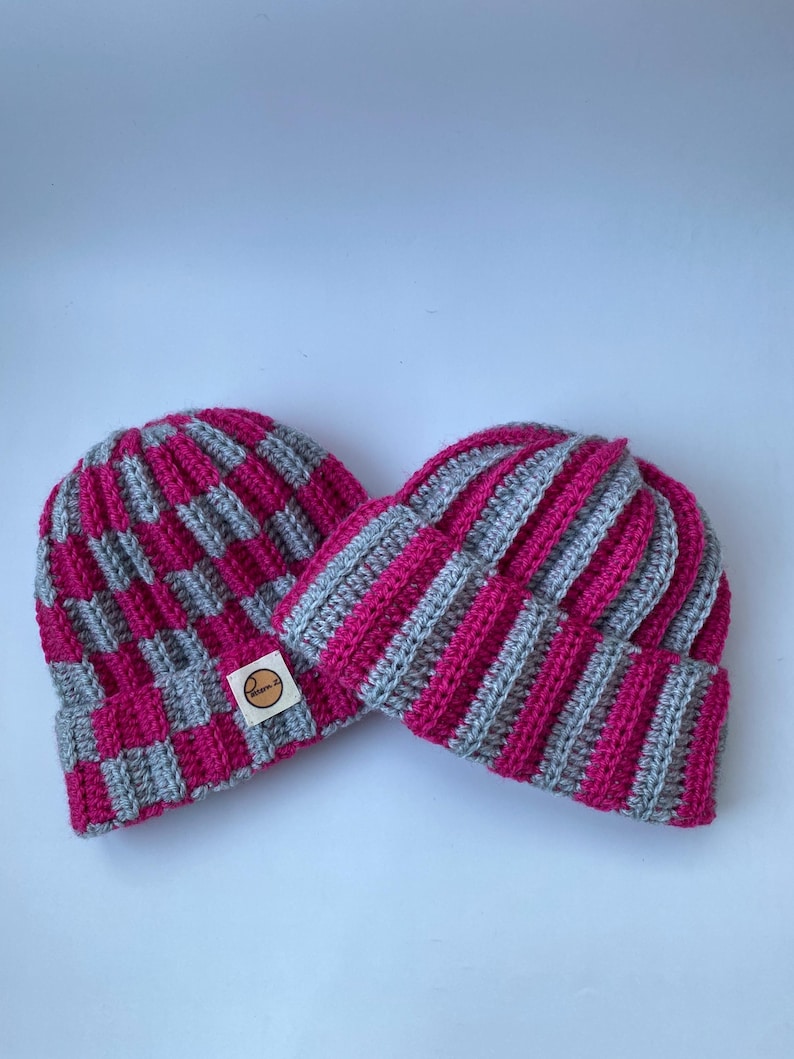 Matching Crochet Couple Beanies: Personalized Valentine's Gift - Etsy
