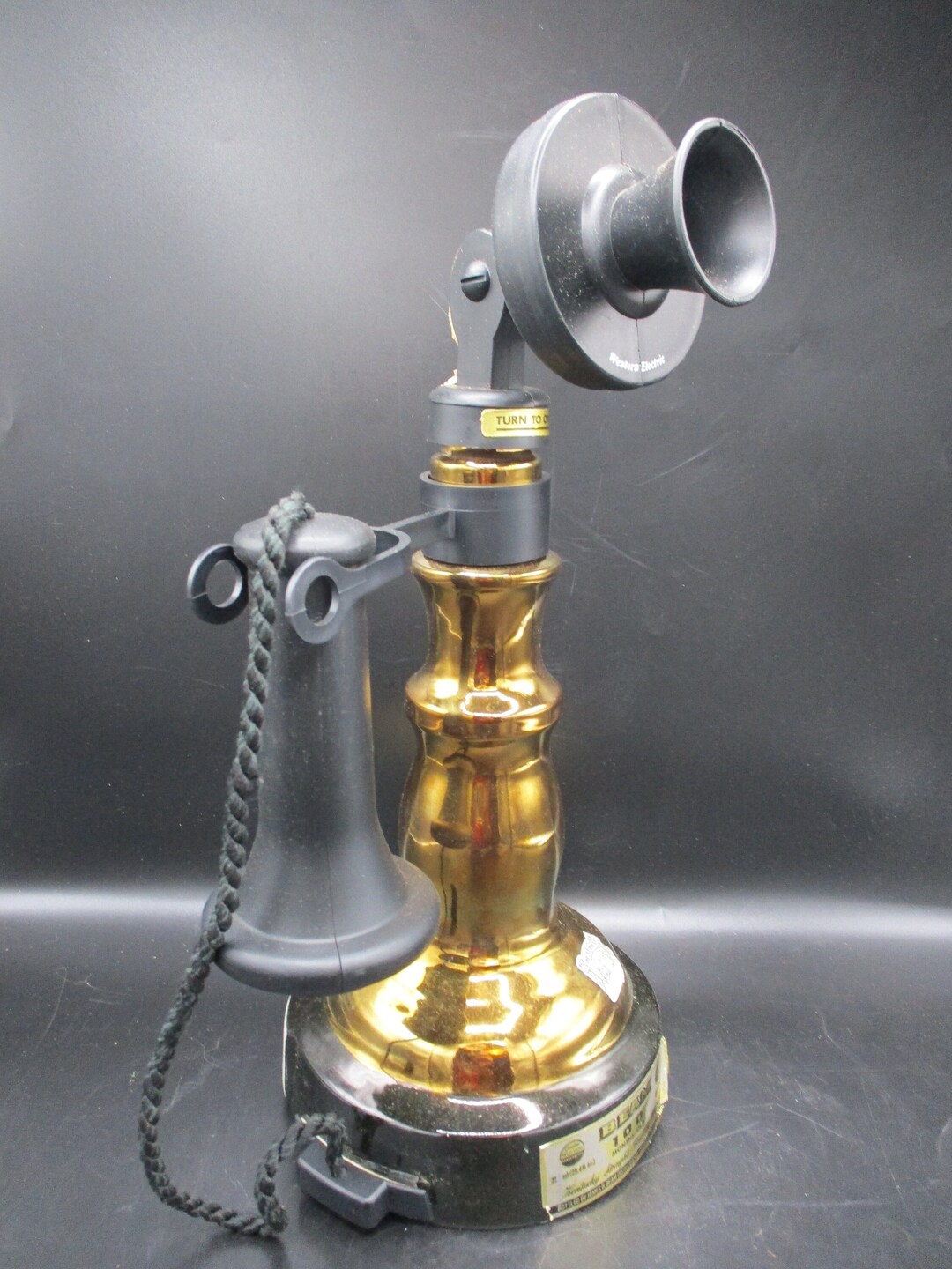 1978 Beam Candlestick Phone Decanter - Etsy