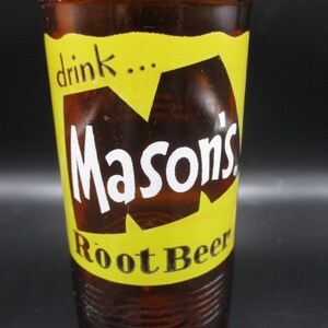 Mason's Root Beer Bottle - Etsy