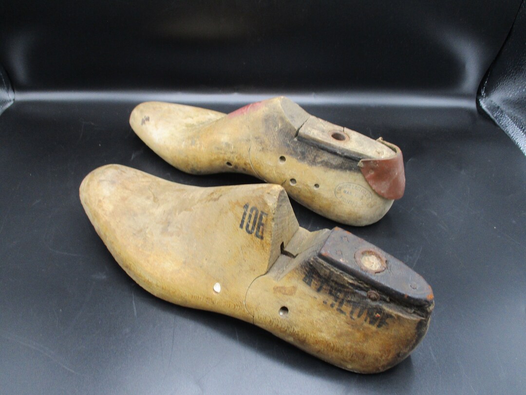 Pair of 1950's Wooden Lasted Shoe Trees-canada - Etsy