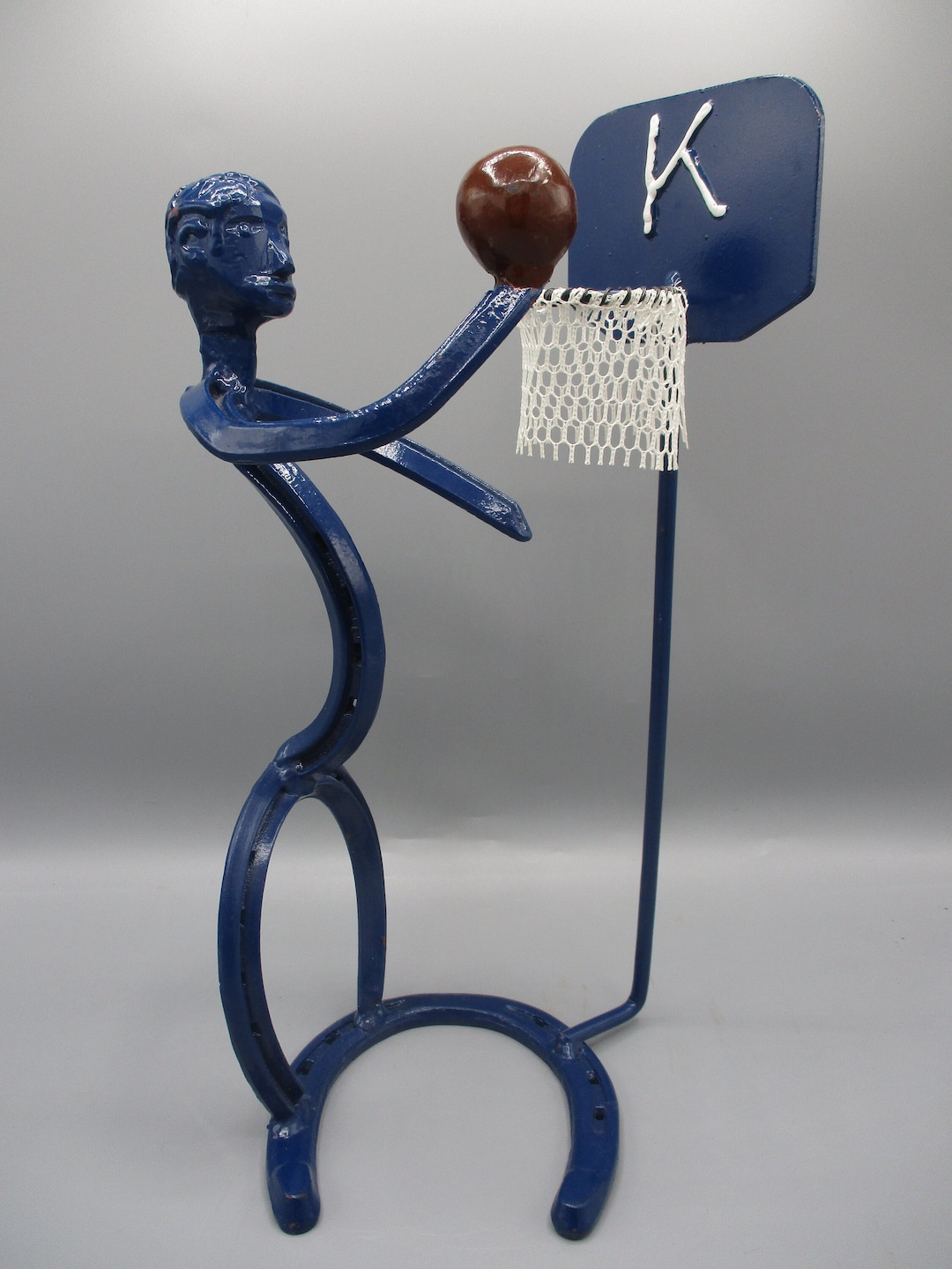 Welded Sculpture Basketball Player - Etsy