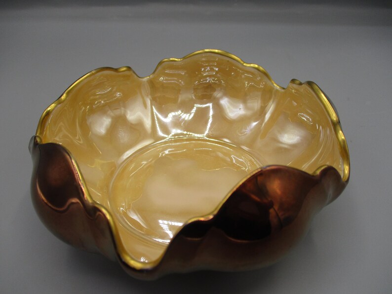 1932 Artisan Porcelain Lustreware Dish - Etsy