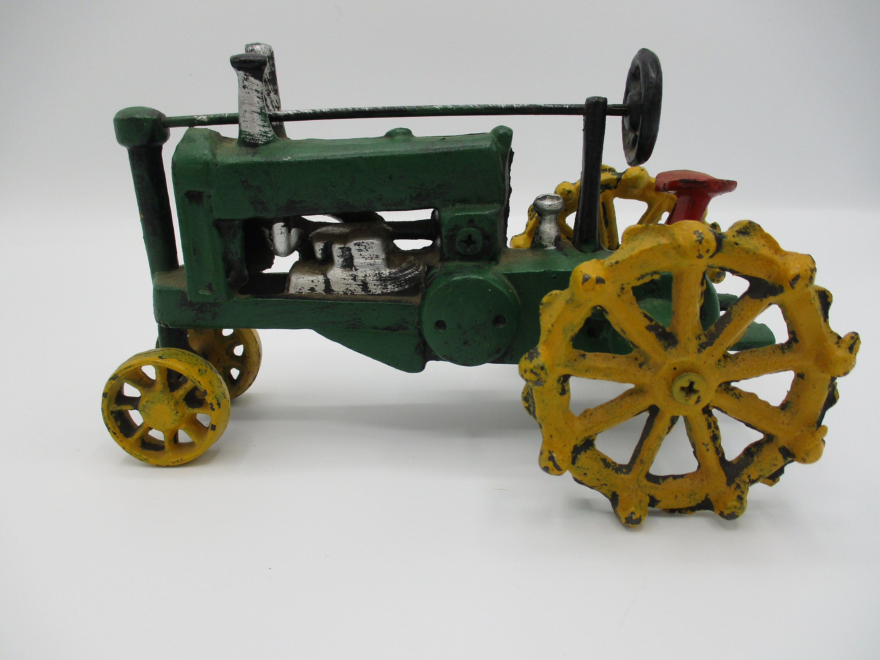 1980's Cast Iron Model Tractor - Etsy