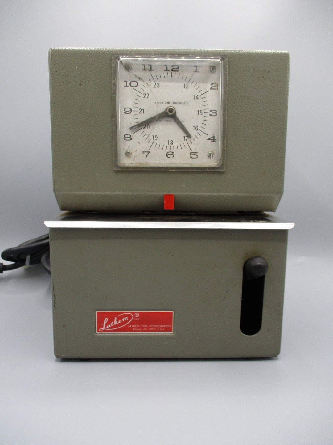 1990's Lathem Employee Time Clock - Etsy