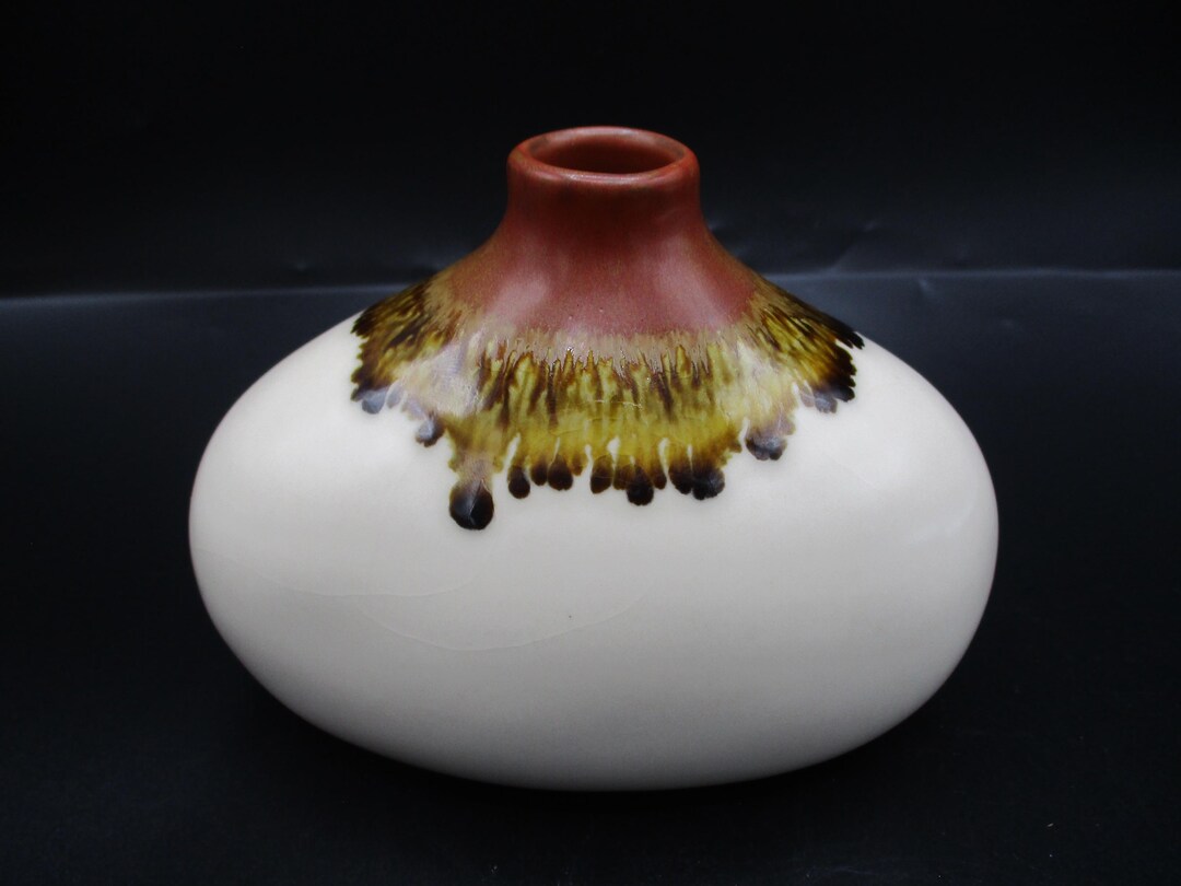 Vintage Tozai Pottery Gourd Bud Vase - Etsy