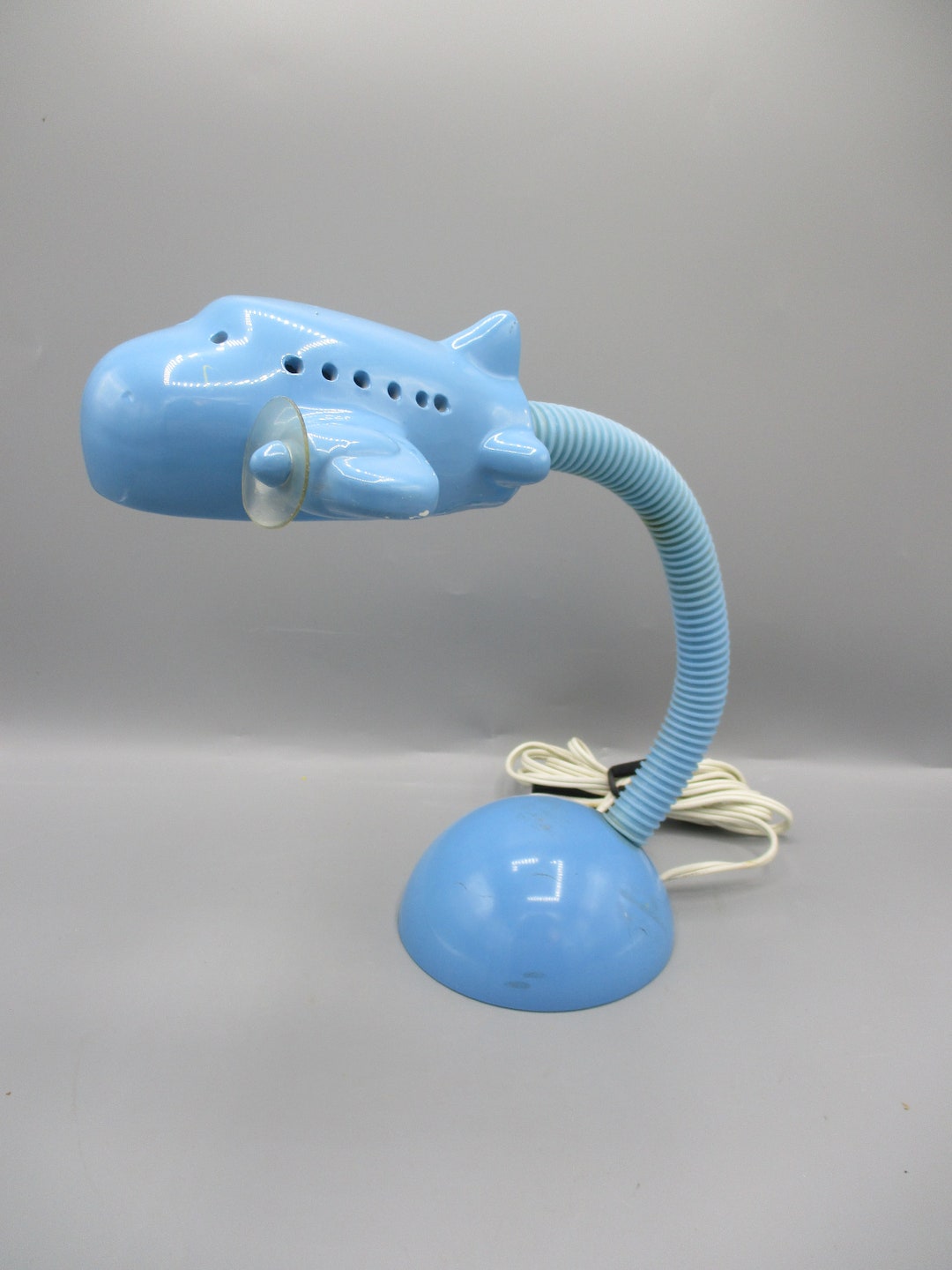 1990's Boy's Baby Blue Airplane Lamp - Etsy