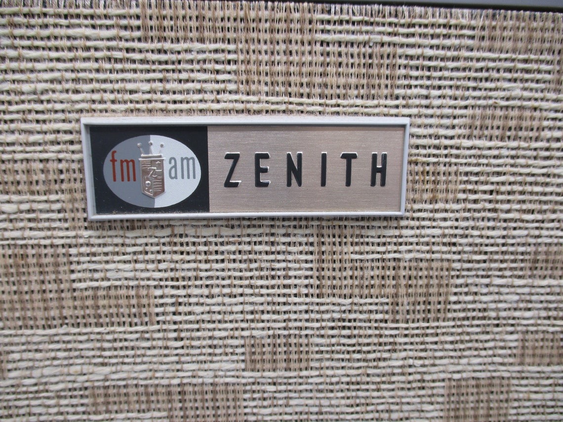 1963 Zenith Model K725 AM/FM Tube Radio - Etsy