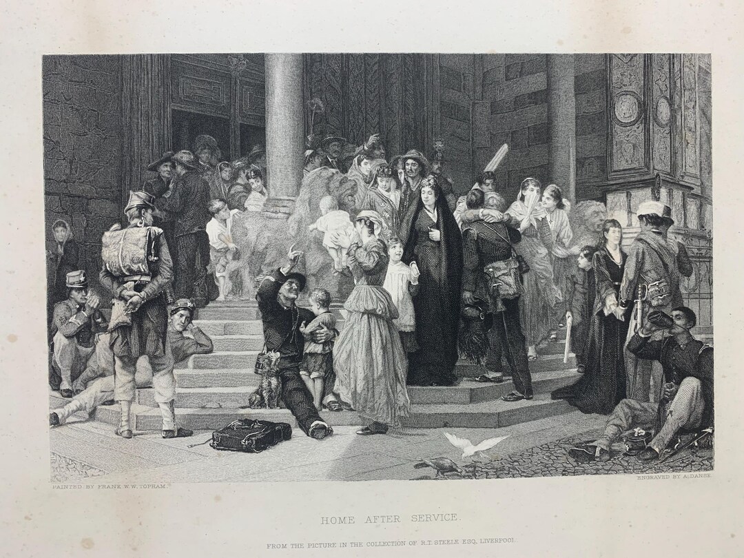 Fine Art Engraving Plate Production-britain, Circa 1882 - Etsy