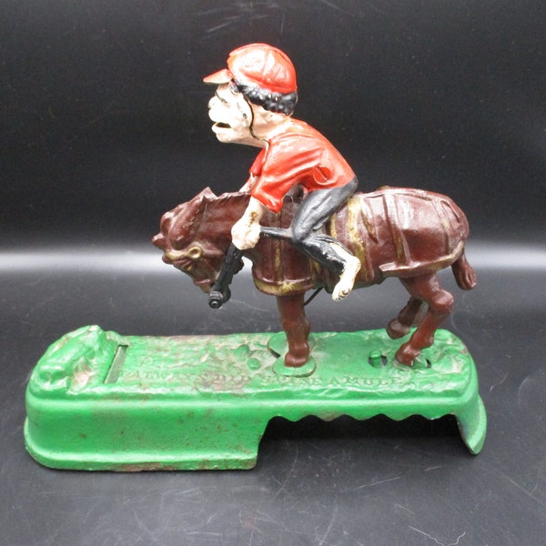 Cast Iron Mechanical Coin Bank - Etsy