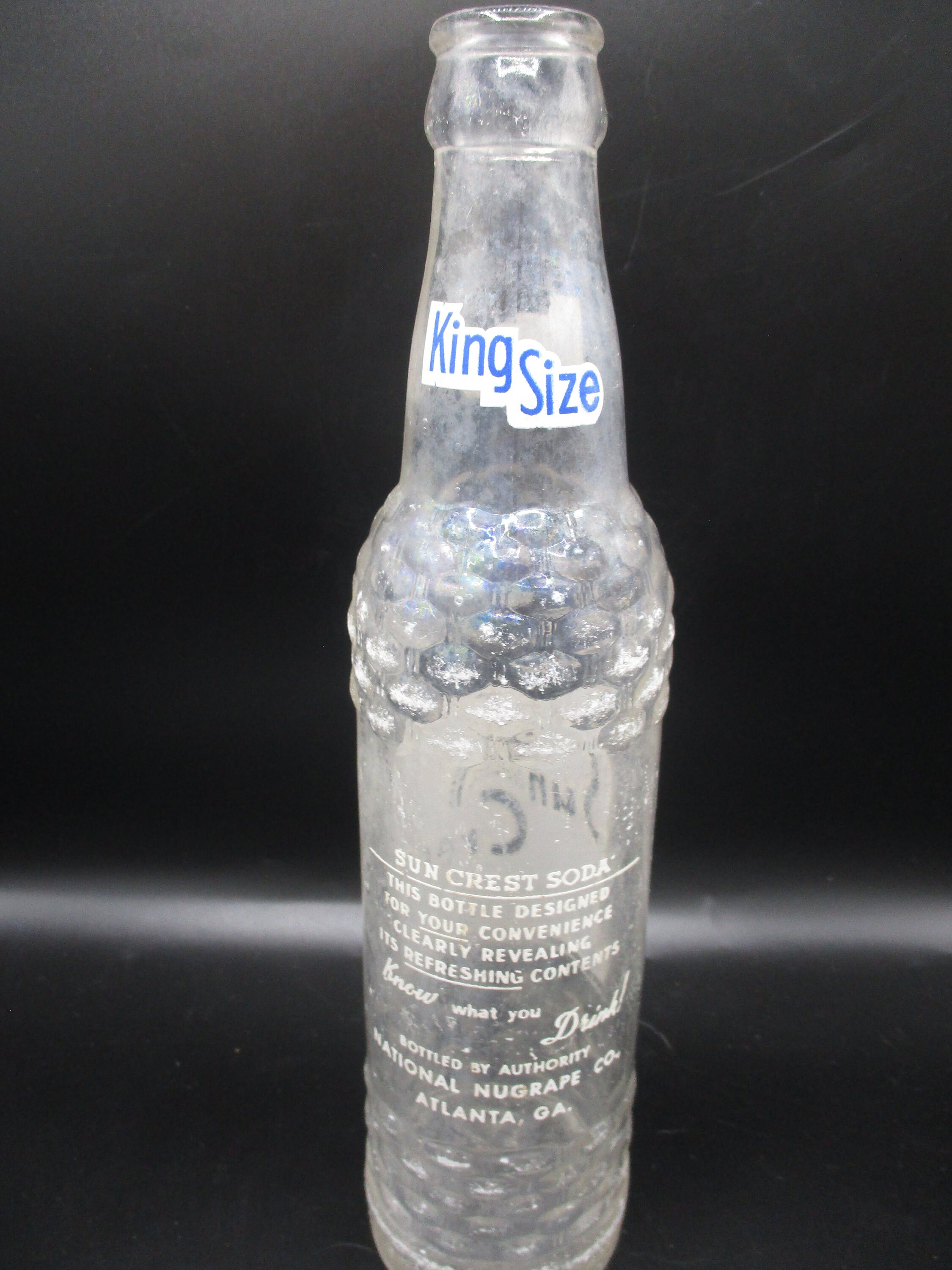 Sun Crest Soda Bottle - Etsy