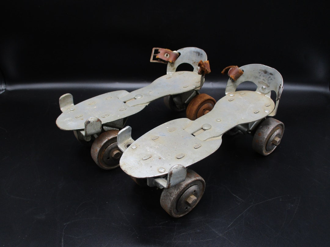 1950's Union Hardware Metal Roller Skates-usa - Etsy