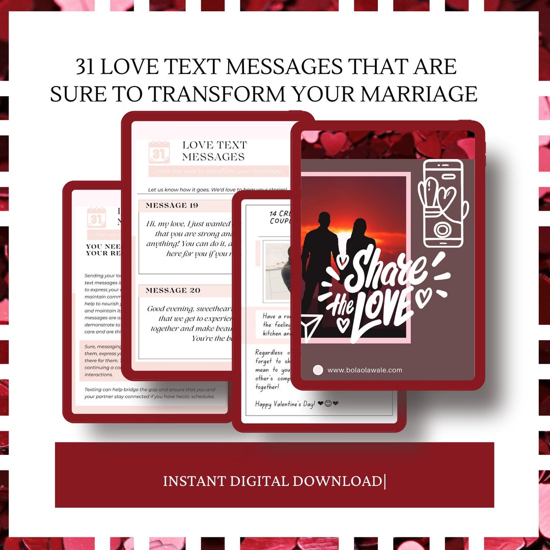 31 Love Text Messages for Him/her Done for You Text Messages Loving ...
