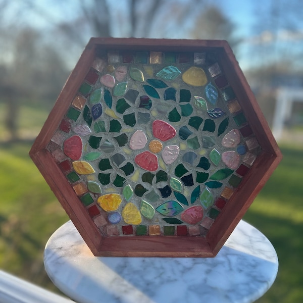 Mosaic Tray - Etsy