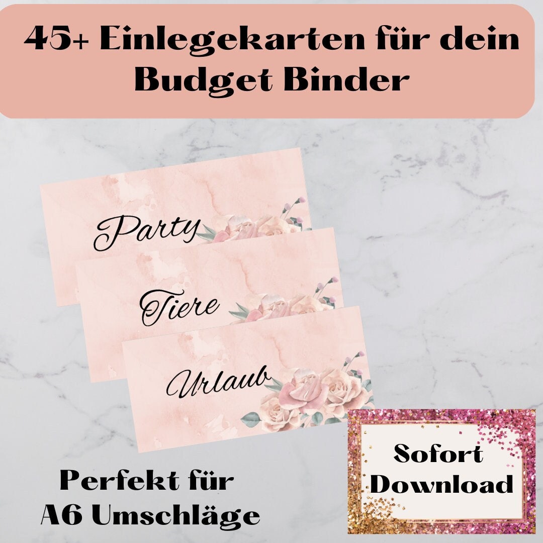 45 Cover Pages for Your Budget Binder Let the Savings - Etsy
