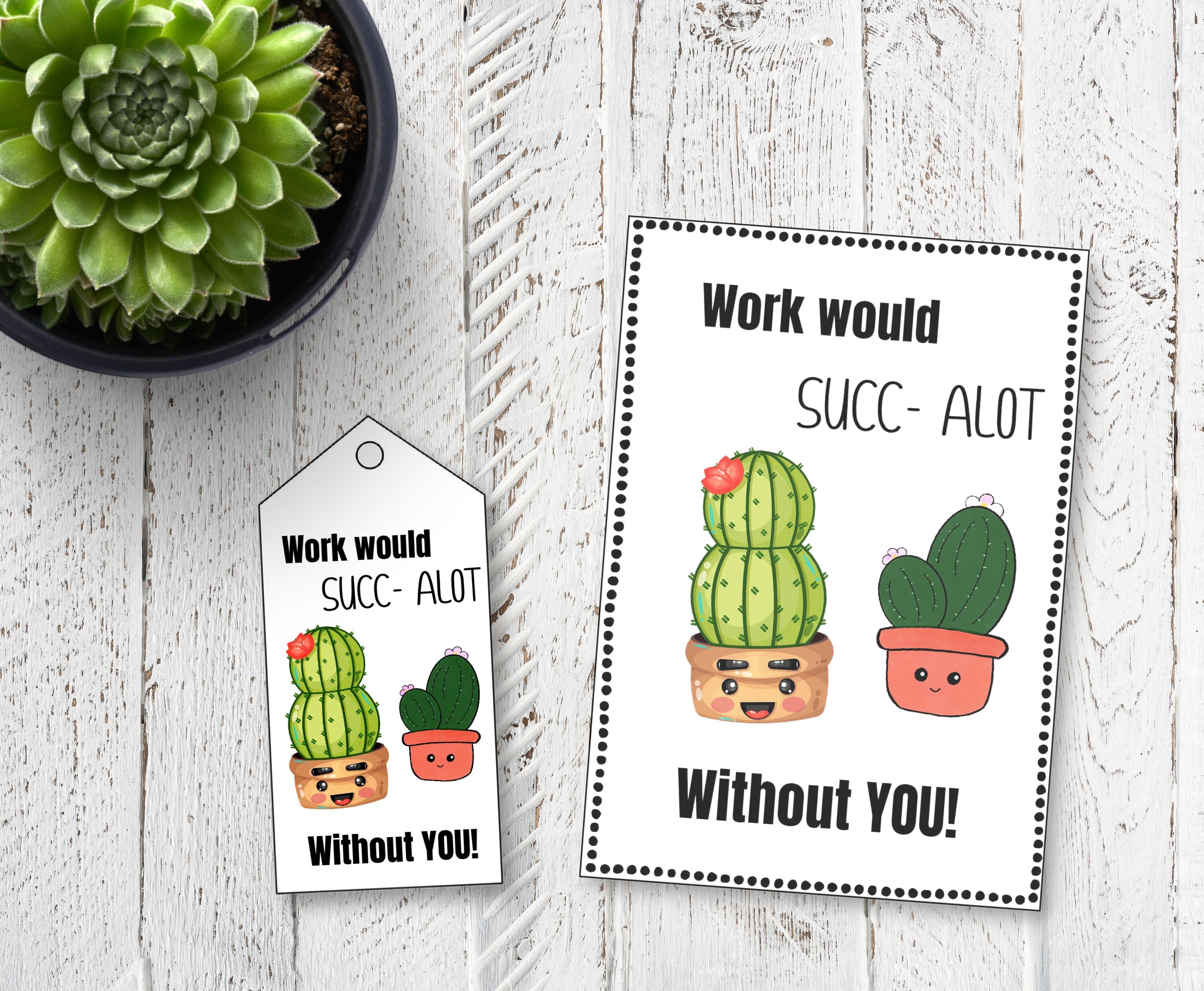 Employee Appreciation Gift Bundle, PRINTABLE Card & Tags, Team Gifts ...