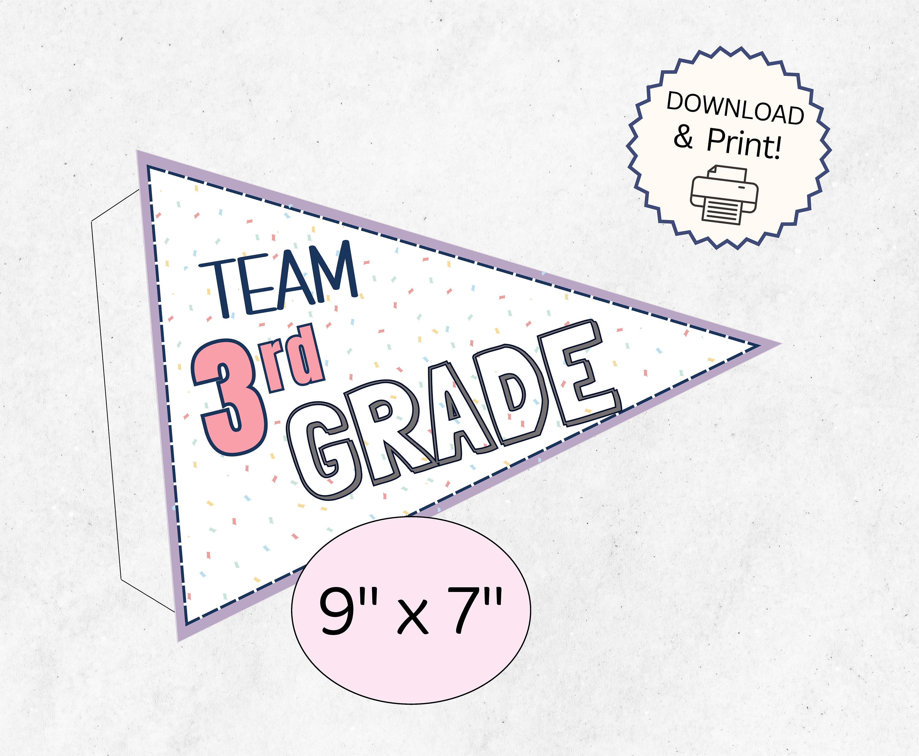 First Day of School Photo Prop, Back to School Pennant Flag Photo ...