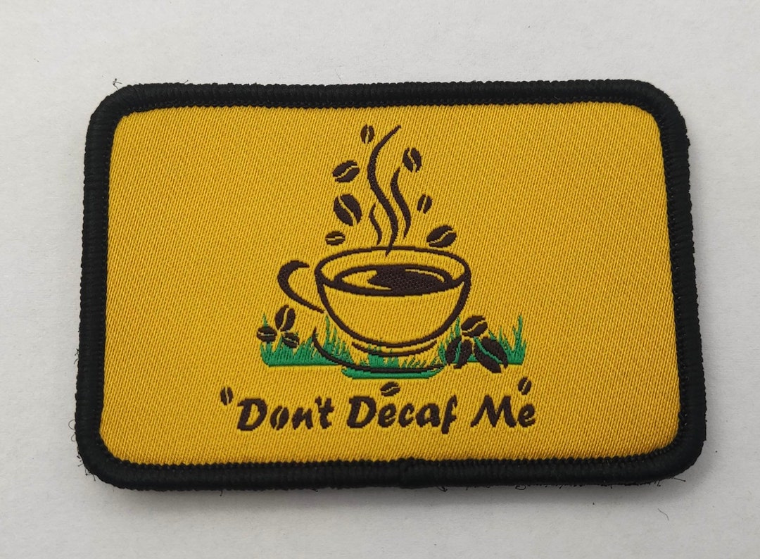 Morale Patch, Coffee Lovers Patch, Caffeine Addicts Patch, Coffee, Coffee Gadsden Velcro Patch ...