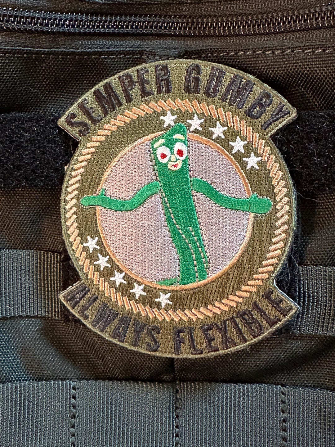 Semper Gumby Patch. Always Flexible, Gumby USA Patch, Morale Patch, Funny Patch - Etsy