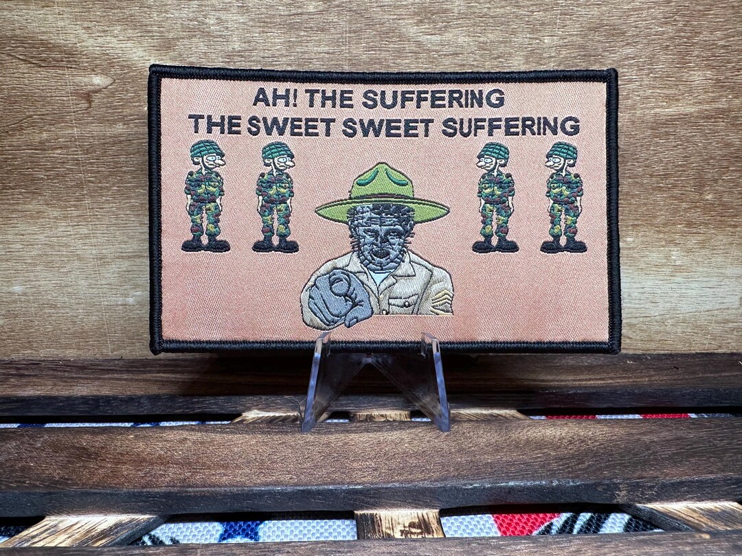 Horror Drill Sergeant Morale Patch - Etsy