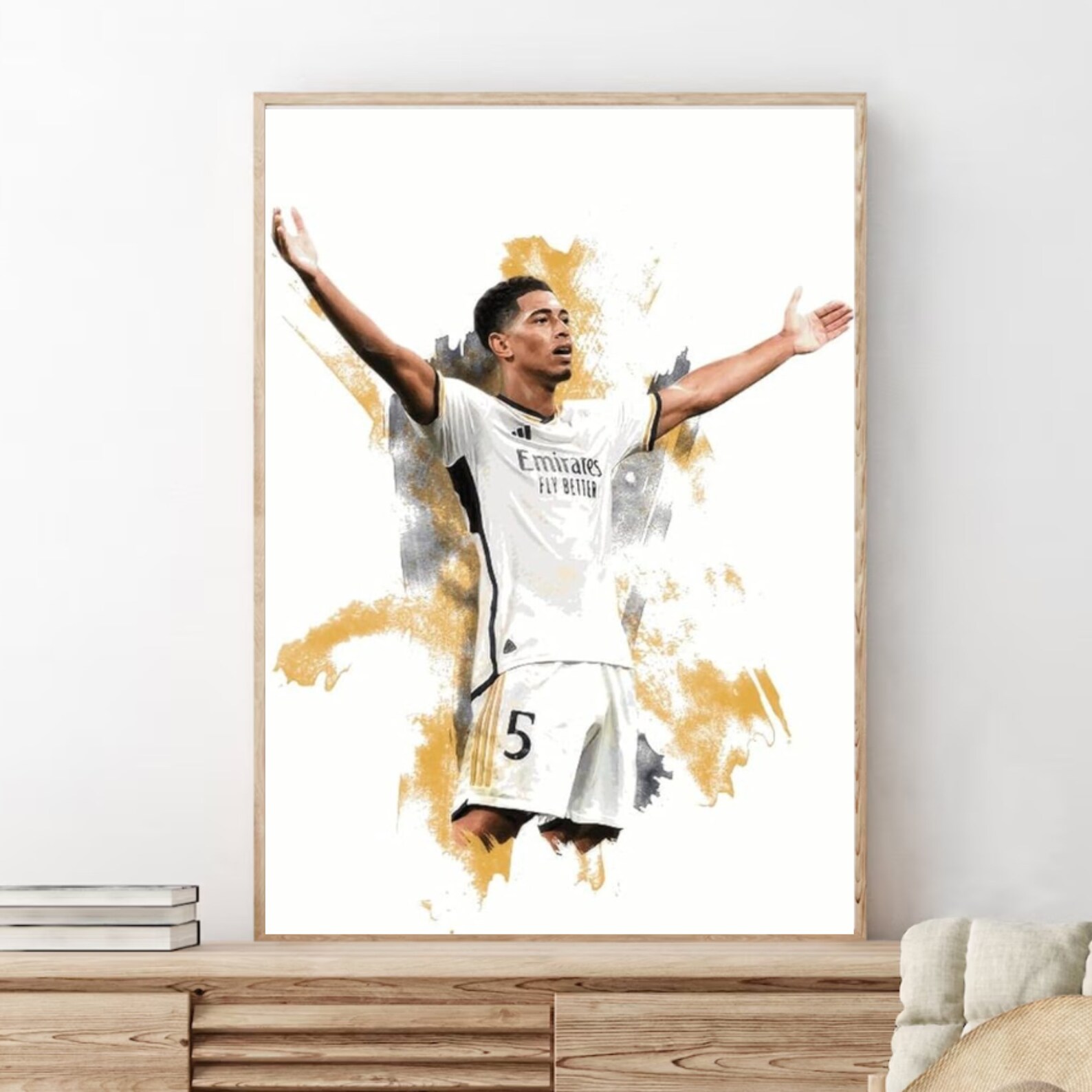 Jude Bellingham Poster / Football Poster / Wall Art / Home Decor ...