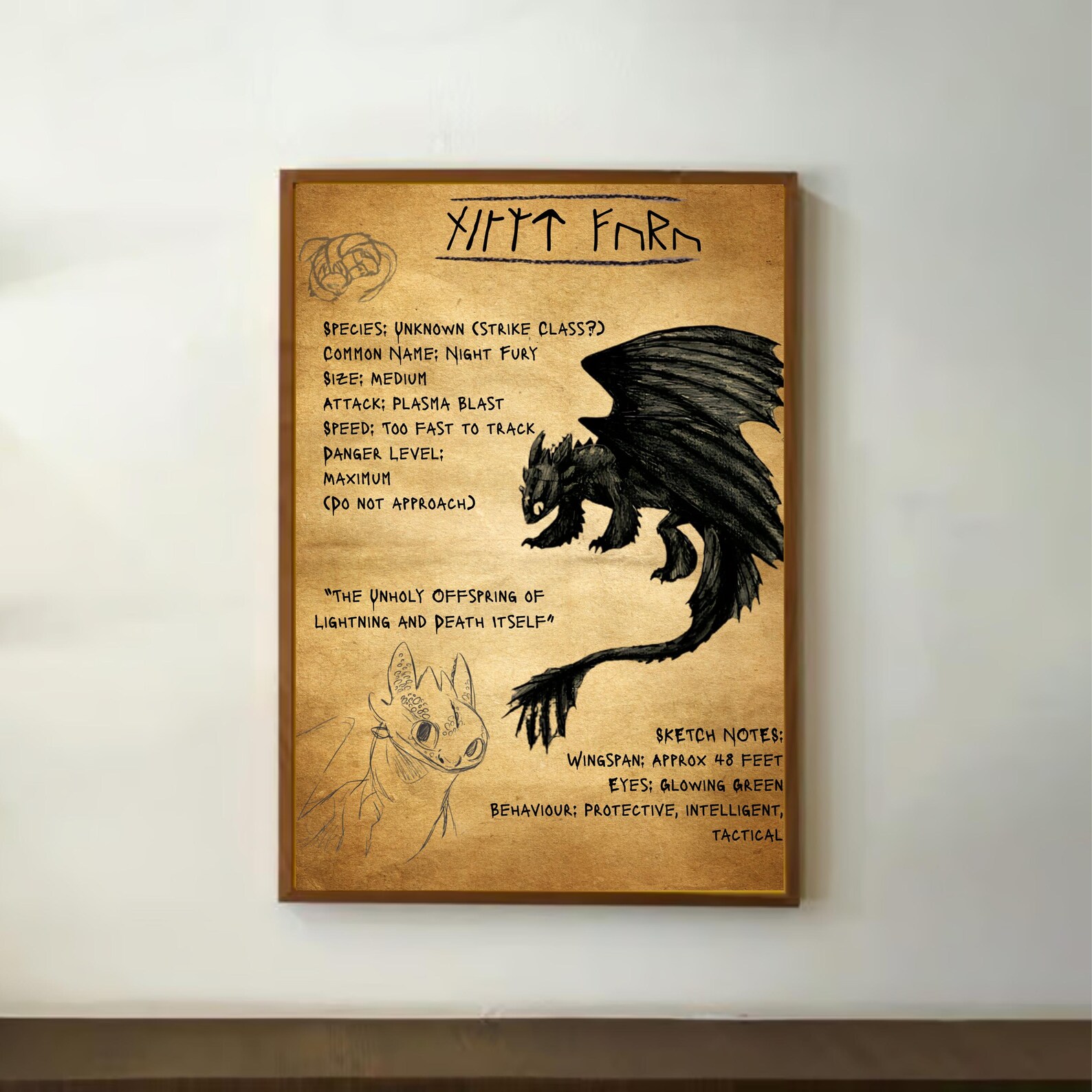 Httyd Digital Print How to Train Your Dragon Wall Art Poster Instant ...