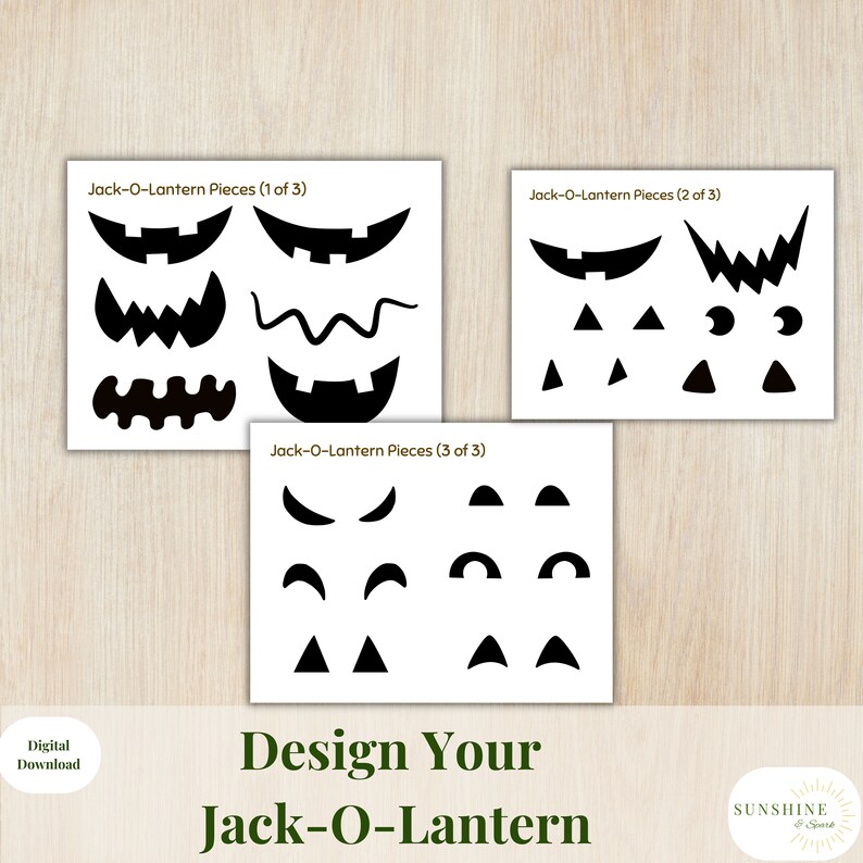 Build Your Own Jack-o-lantern Halloween Activity Busy Book - Etsy