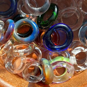 Handmade Glass Rings - Made in Breckenridge - Etsy