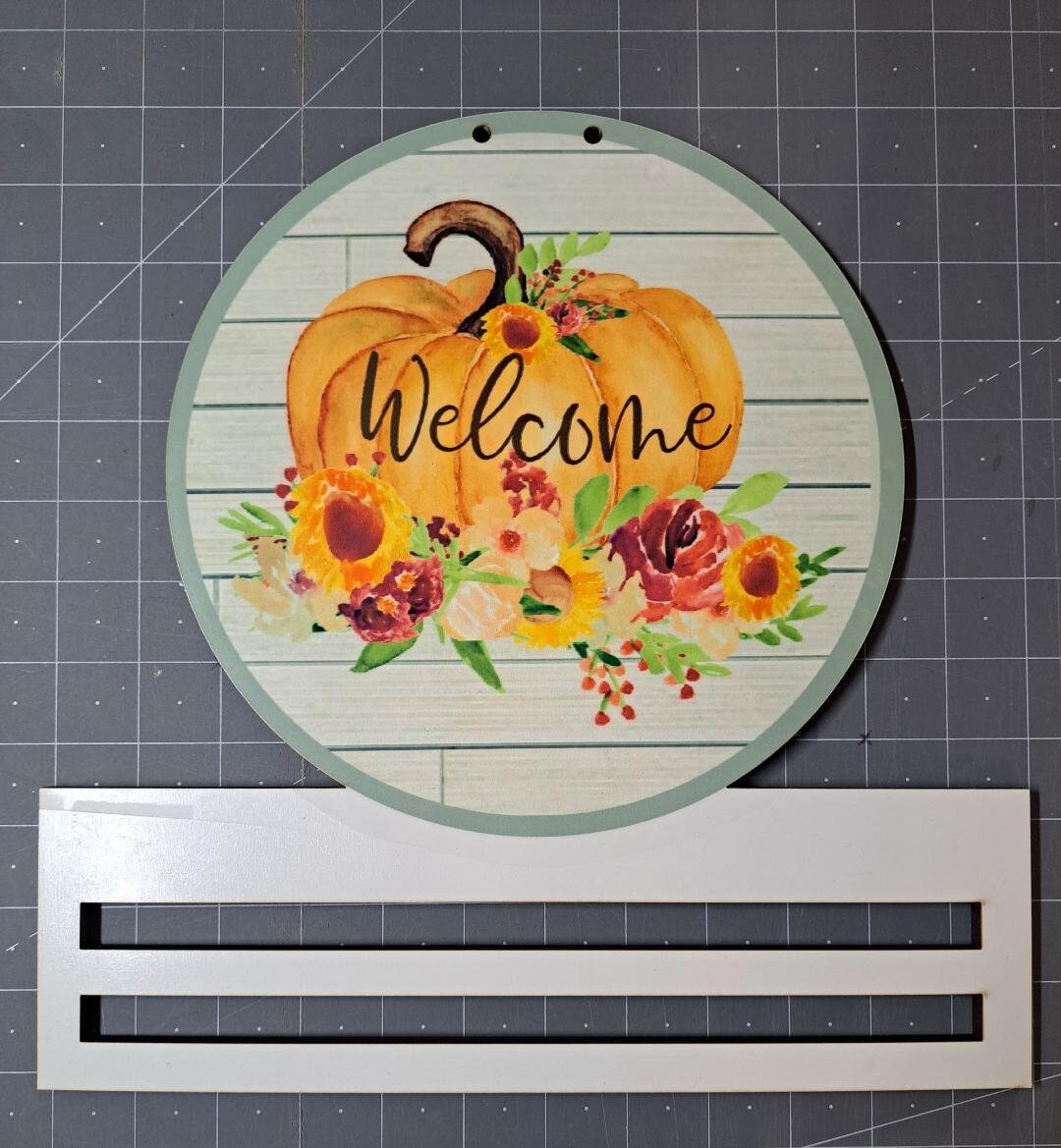 DIY Wreath Kit/pumpkin/fall Rail Set/wreath Supplies/craft Supplies ...